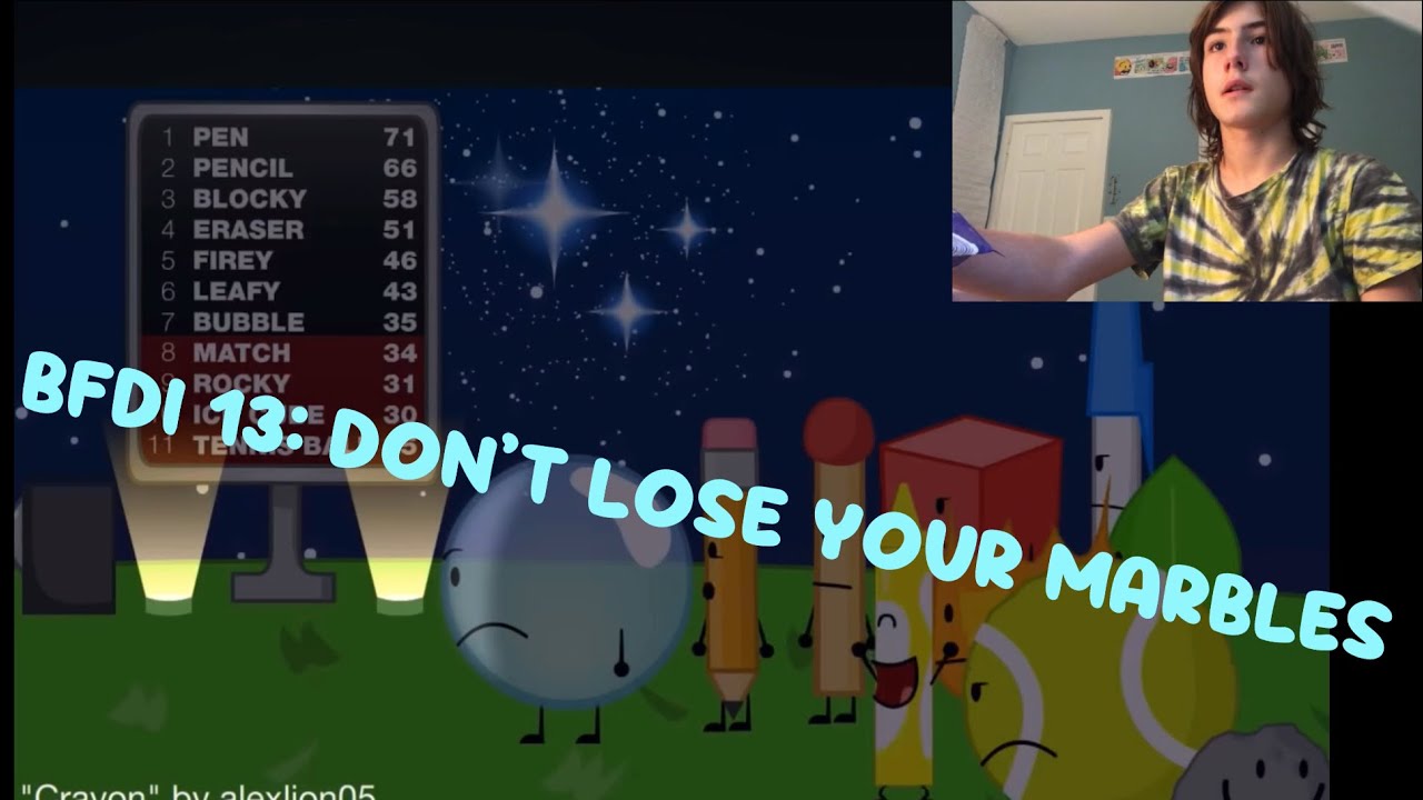 Reacting to BFDI 13: Don’t Lose Your Marbles (S1 EP13)! - YouTube