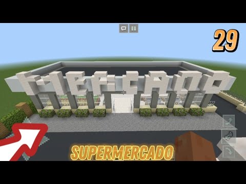 CONSTRUIR UM SUPERMERCADO NO MINECRAFT - YouTube