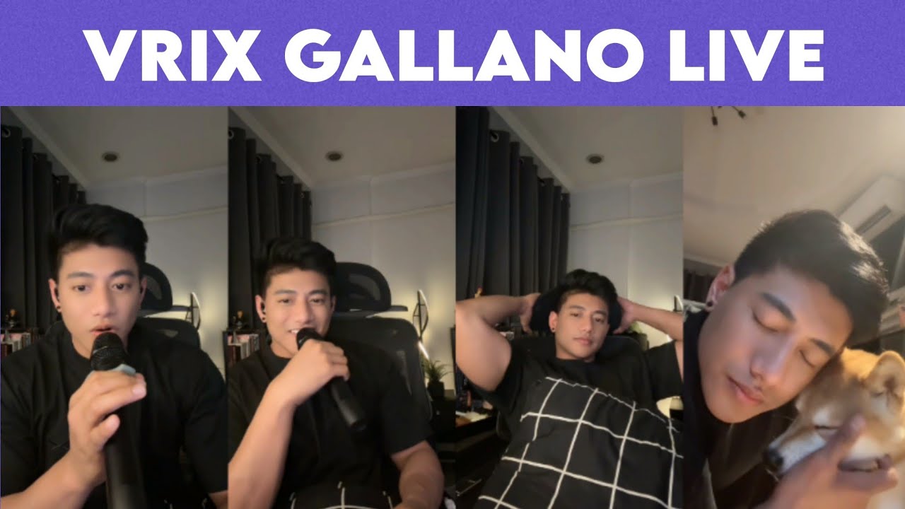 KARAOKE TIME WITH VRIX GALLANO TIKTOK LIVE - YouTube