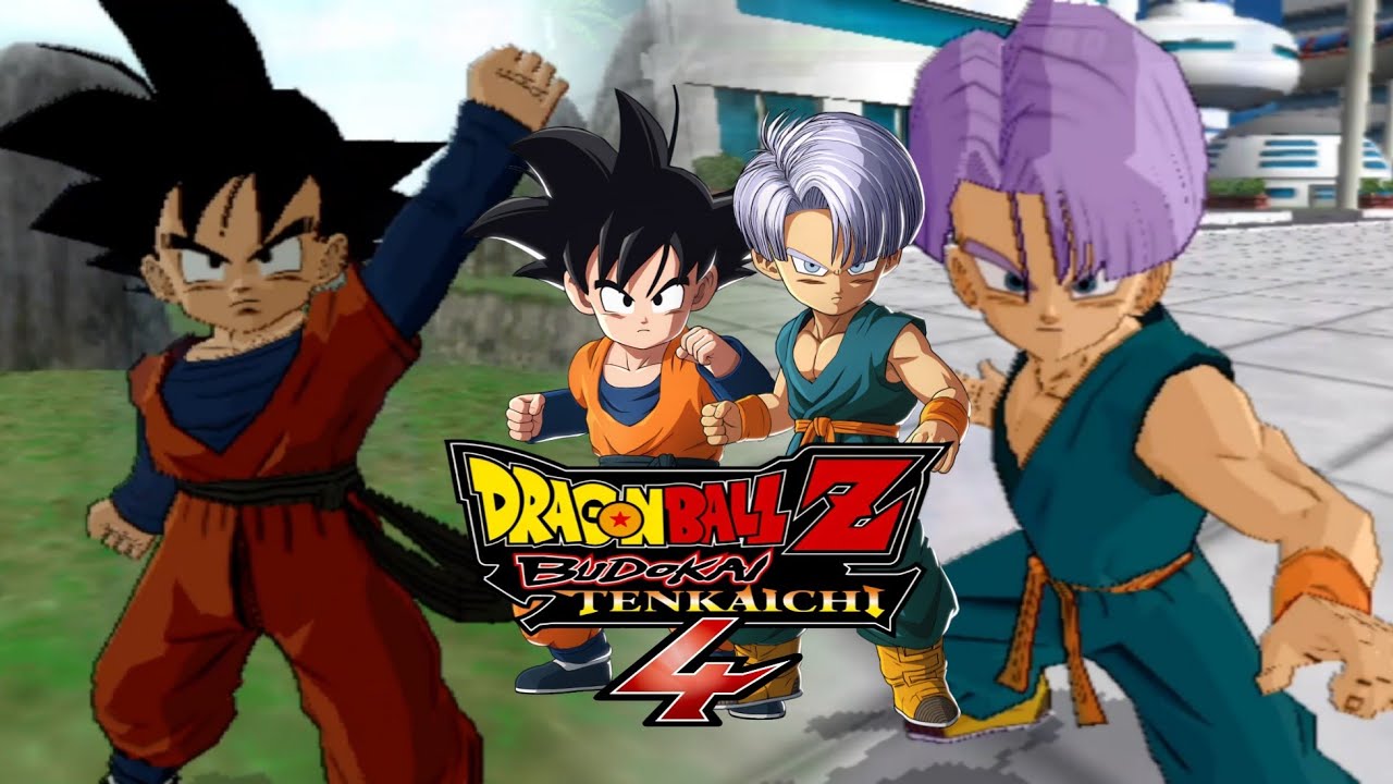 Dragon Ball Z Budokai Tenkaichi 4 : Goten & Kid Trunks vs Adult Gohan ...