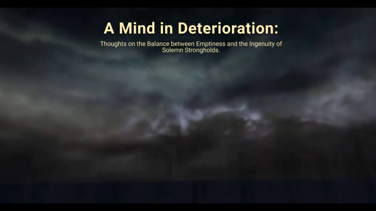 A Mind in Deterioration: Thoughts on the Balance between Emptiness and ...