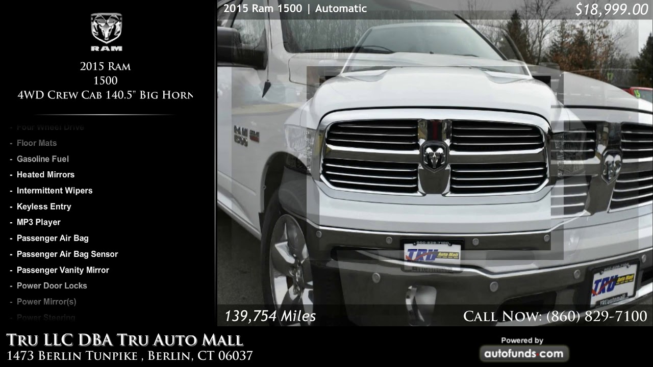 Used 2015 Ram 1500 | Tru LLC DBA Tru Auto Mall, Berlin, CT - SOLD - YouTube