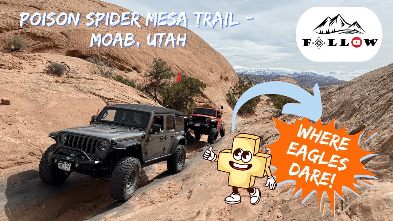 Poison Spider Mesa Trail - Moab, Utah (Plus Where Eagles Dare!) - Two ...