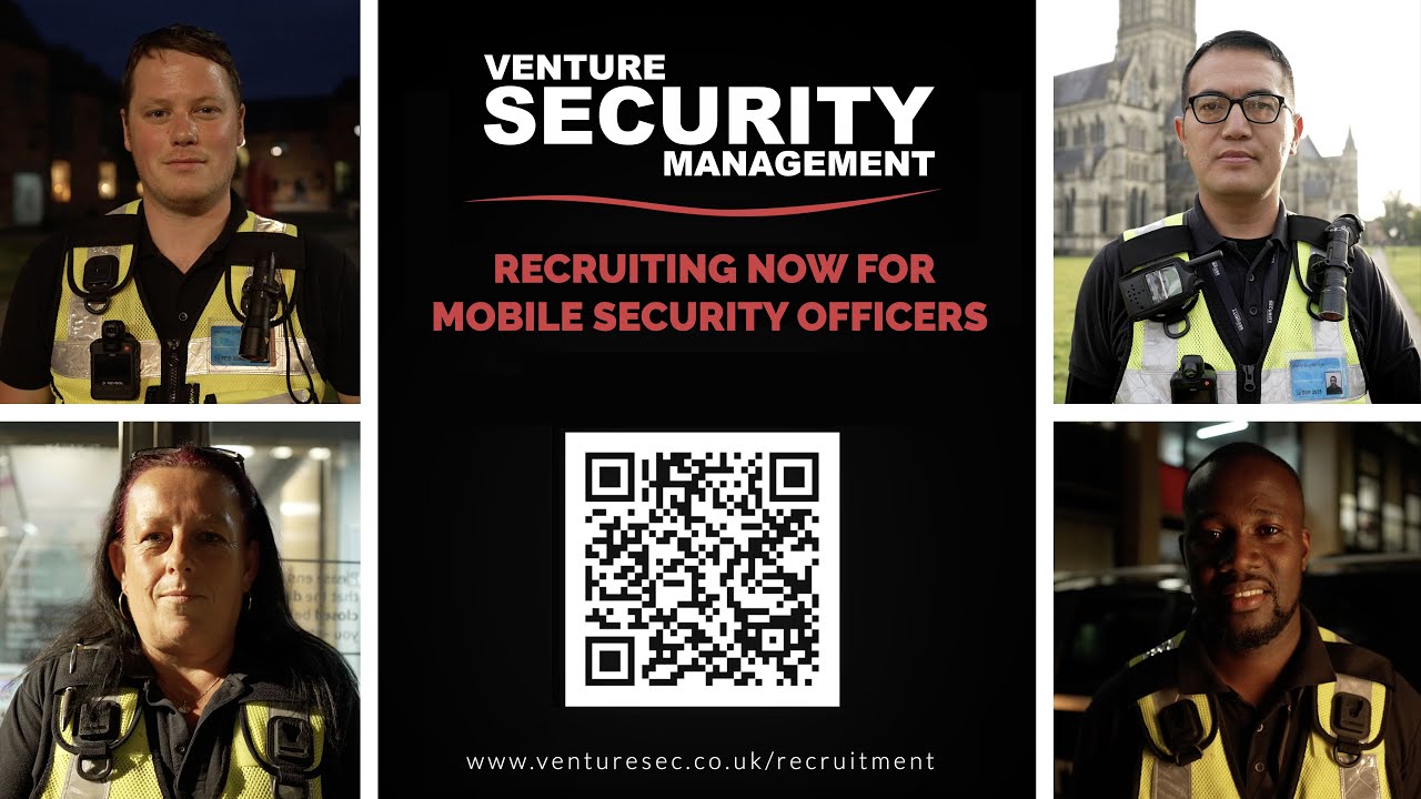 Venture Security Are Recruiting! - YouTube