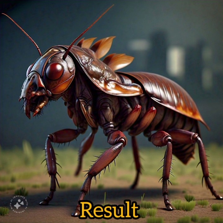 HYBRID WITH COCKROACH...😲 #biomimicry #hybridanimals #ai # ...