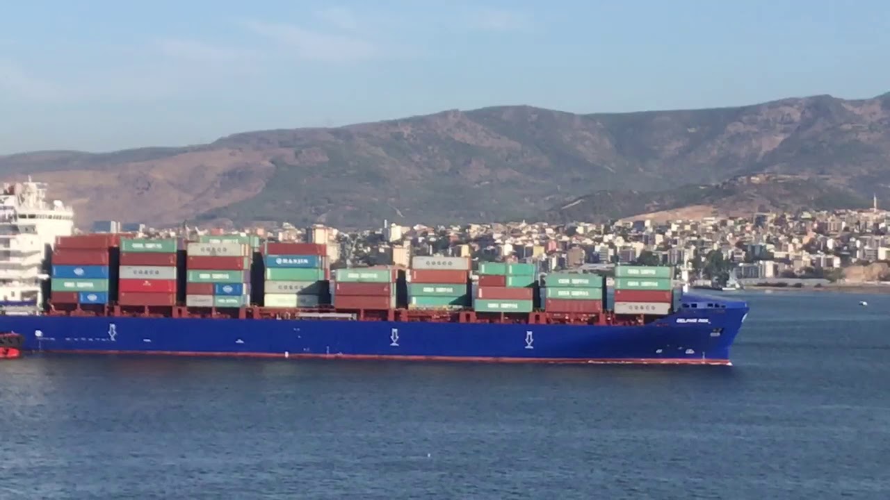 Delphis Riga cargo ship Izmir 24 September 2017 - YouTube