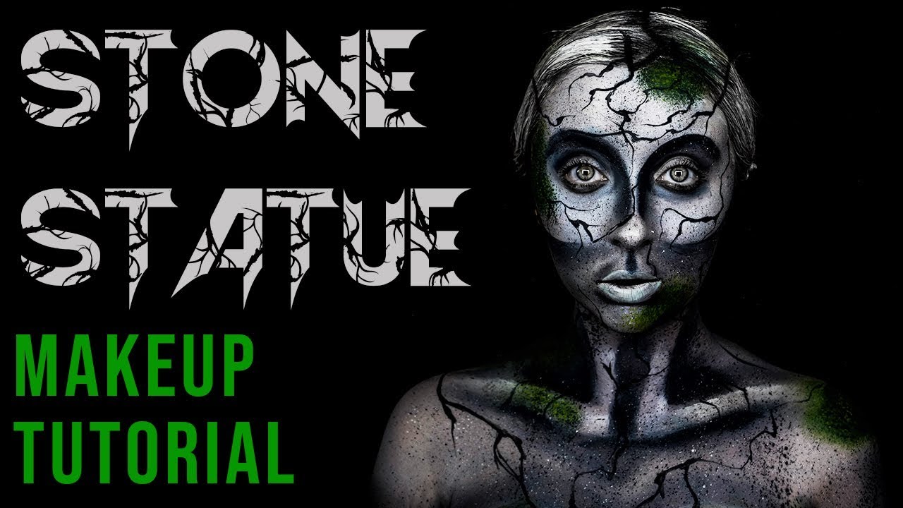 STONE STATUE HALLOWEEN MAKEUP | BEELUXURY 💀 - YouTube
