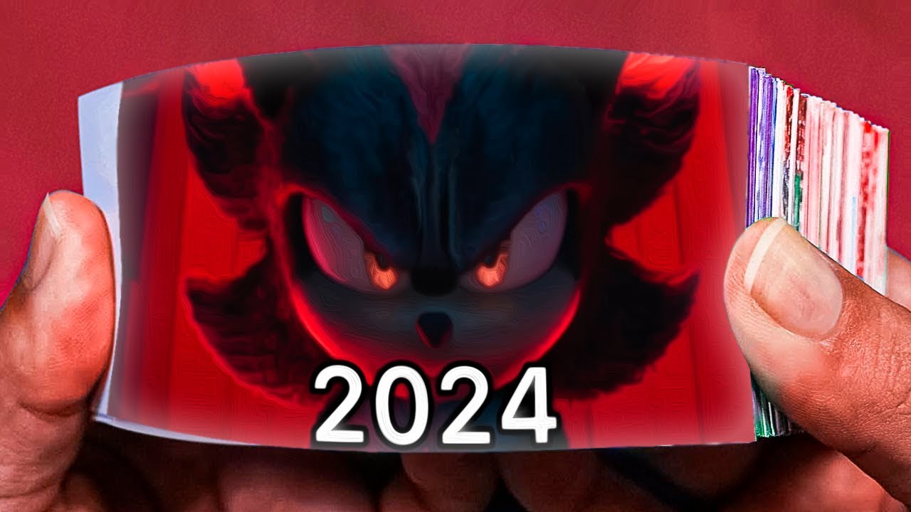 Evolution Of Shadow The Hedgehog Flipbook Animation | Sonic the ...