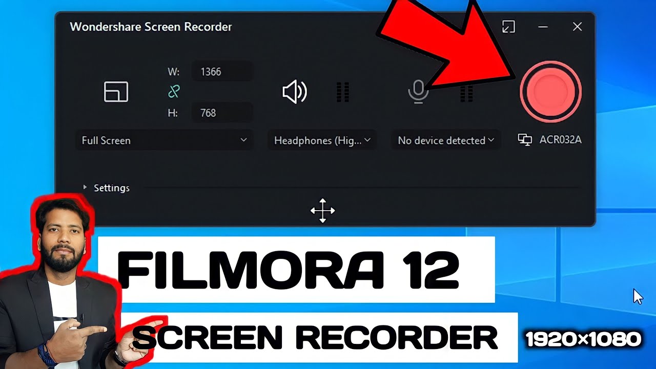 FILMORA 12 //SCREEN RECORDER // FULL HD - YouTube