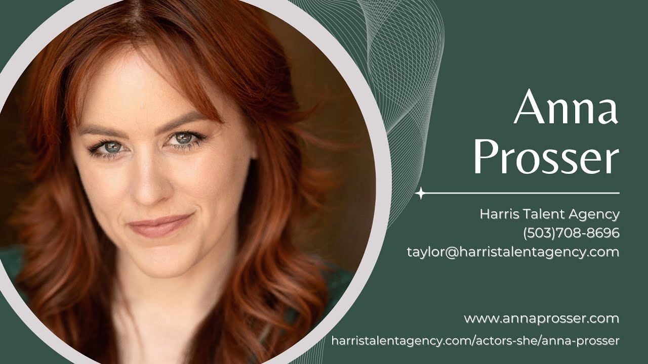 Anna Prosser Commercial Reel - YouTube
