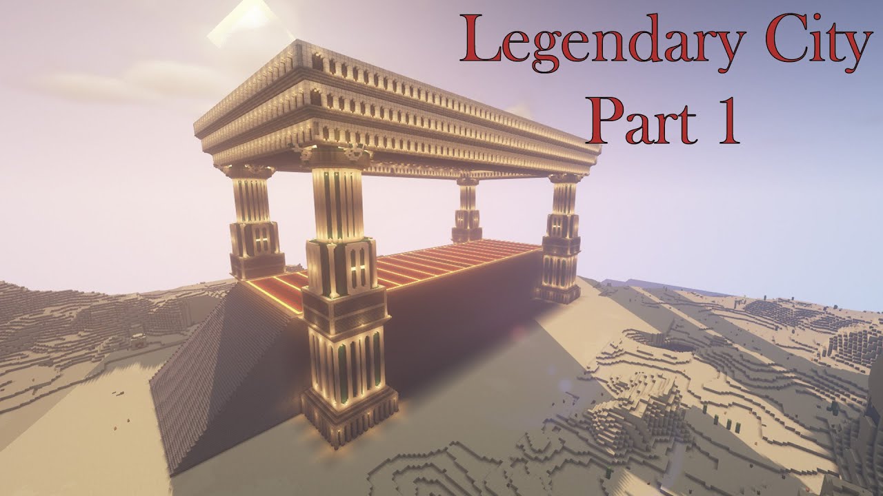 Build Legendary City - Minecraft Time Lapse - Part 1 - YouTube