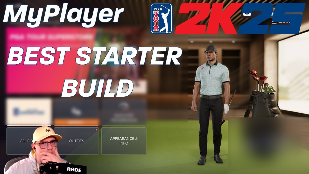 BEST STARTER BUILD IN PGA TOUR 2K25 | Skills, Attributes, and Archetype ...