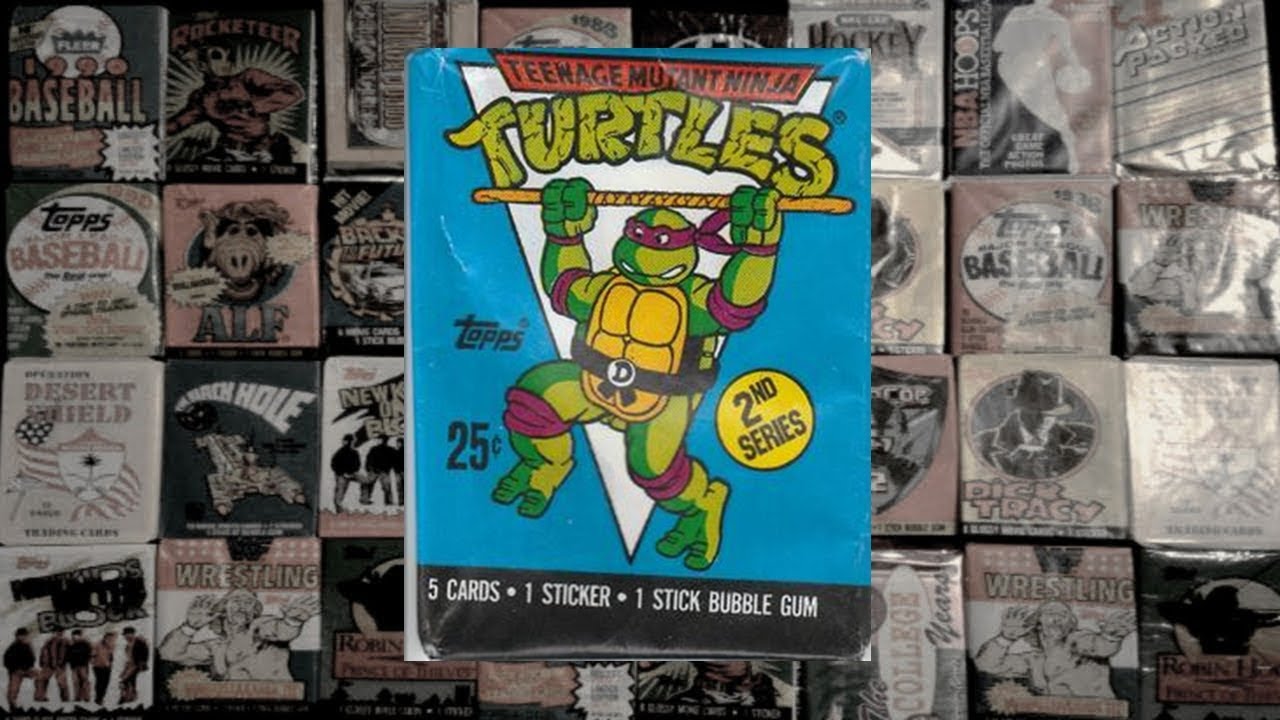 Wax Pack Flashback - Teenage Mutant Ninja Turtles (1990) - YouTube
