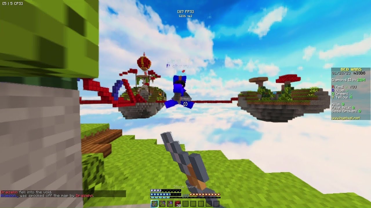 Bedwars highlights as a 150 ⭐player (my best clips) - YouTube