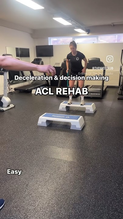 Deceleration ACL exercises #acl #aclrehab #kneerehab - YouTube
