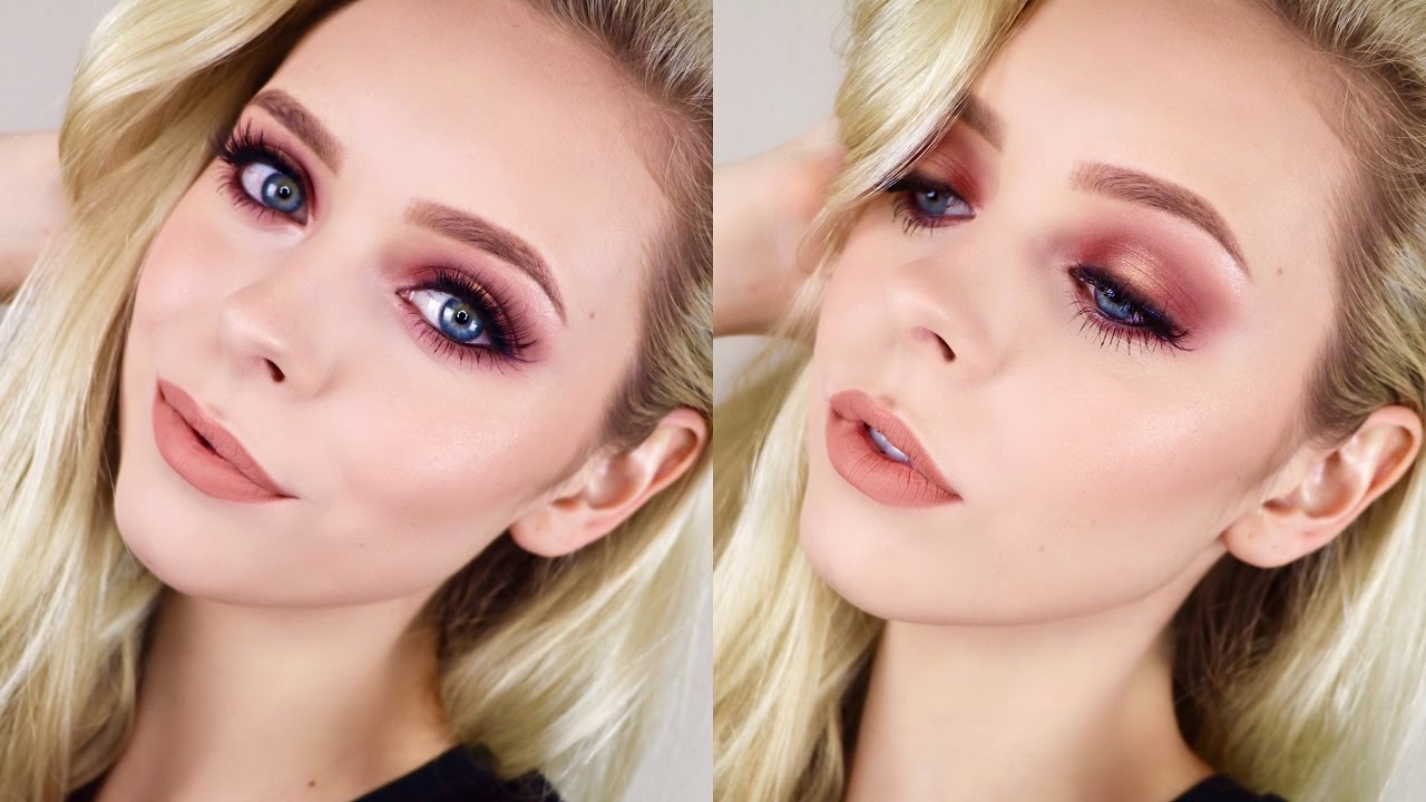 Flirty Valentines Day Makeup - YouTube
