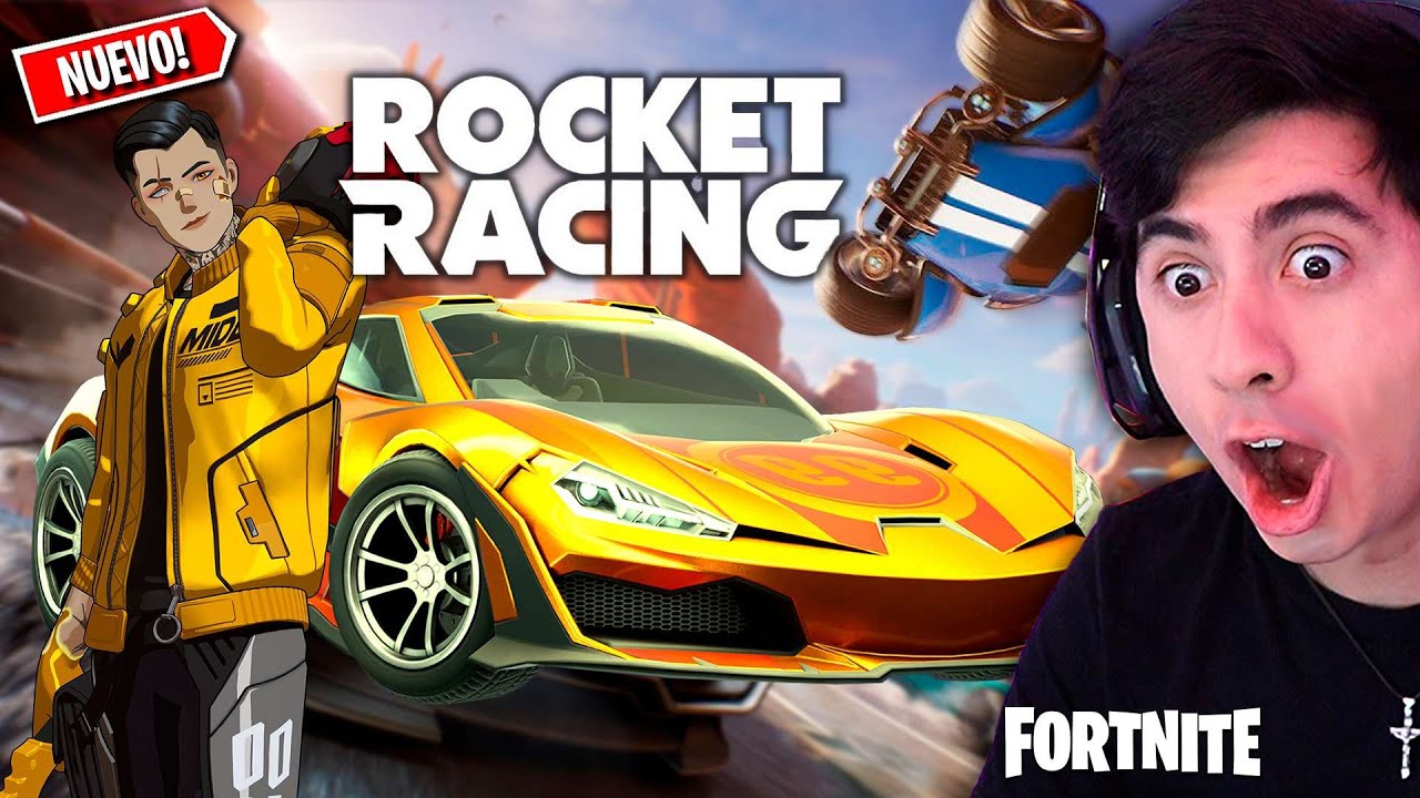 MI PRIMERA VEZ en ROCKET RACING y CÓMO DESBLOQUEAR SKIN GRATIS en ...