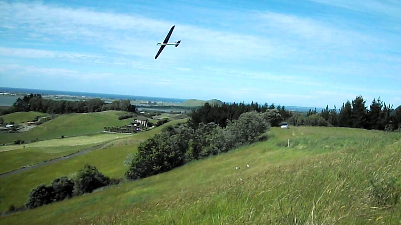 RC Glider Slope Soaring - YouTube