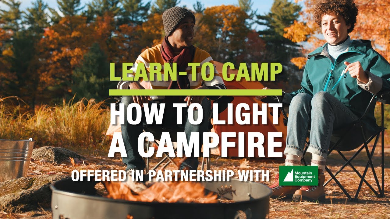 How to light a campfire - YouTube