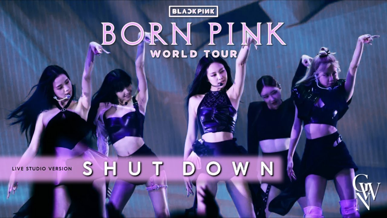 BLACKPINK - Shut Down (Live Studio Version) [Born Pink Tour] - YouTube