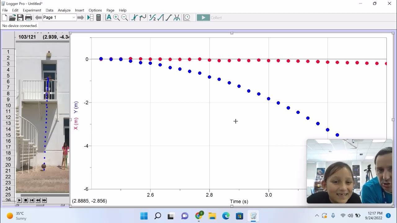 Video Analysis Demo for Logger Pro - YouTube