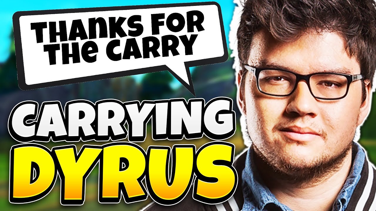 I FOUND DYRUS IN SOLO QUEUE AND CARRIED HIM TO VICTORY! (HE WAS ...