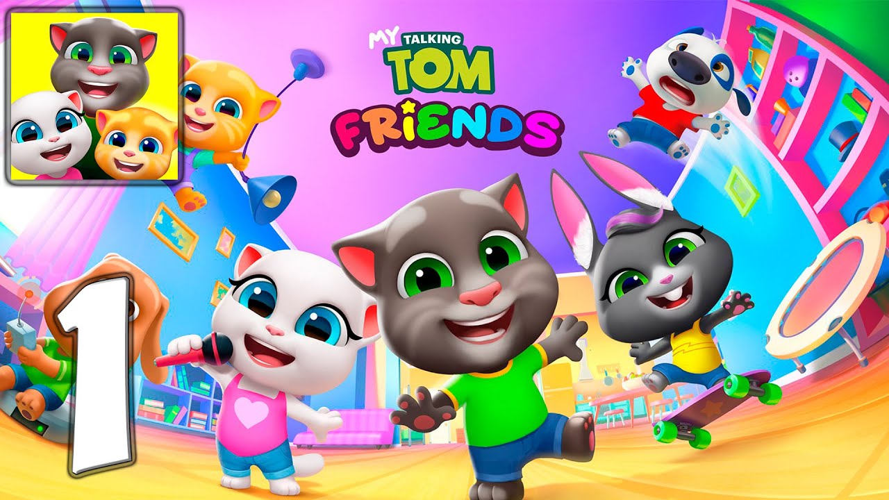 My Talking Tom Friends Mobile Gameplay Walkthrough Part 1 Ios