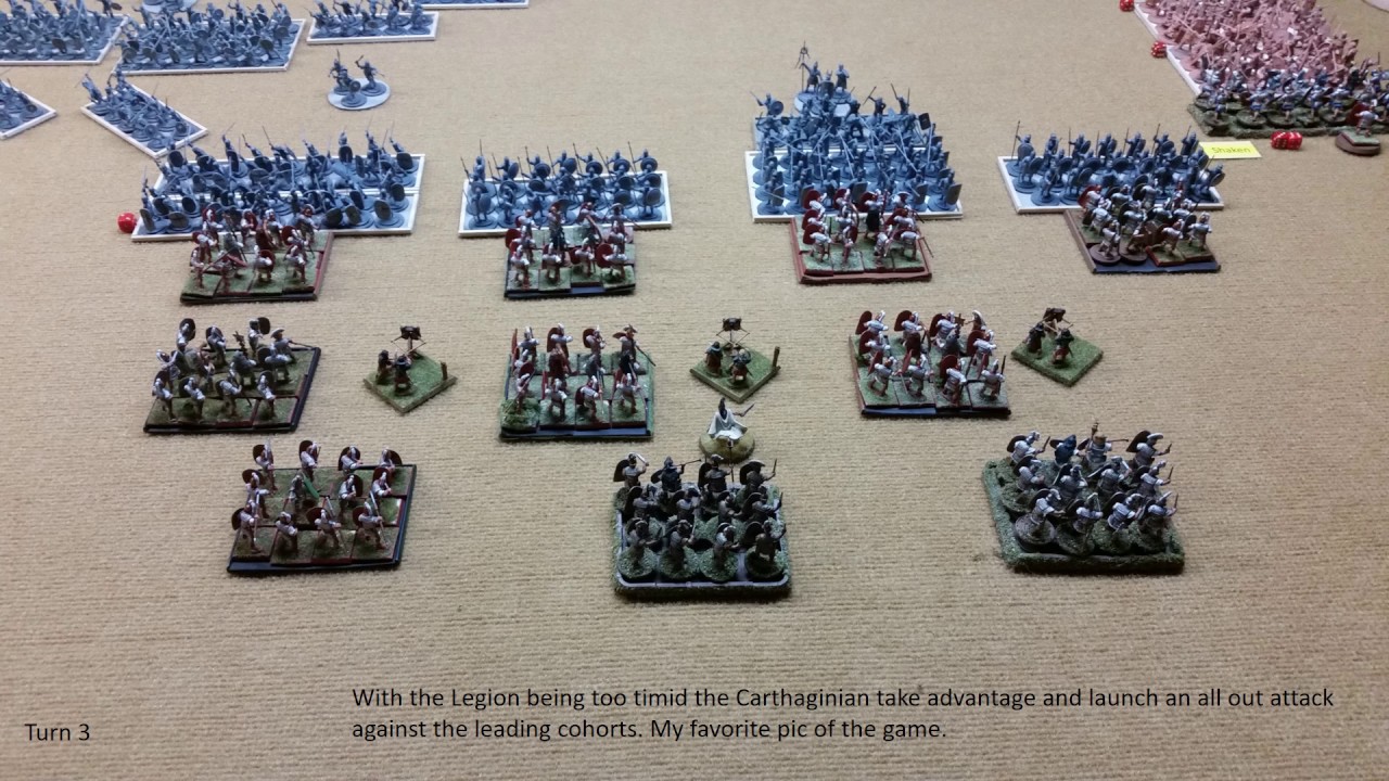 Marian Reforms Army in Triplex Acies vs Carthaginians - YouTube