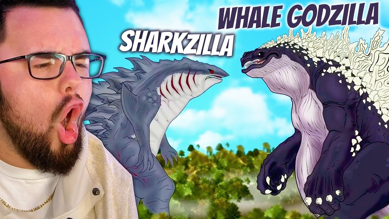 Sharkzilla Vs Whale Godzilla Super Fight Animation Youtube