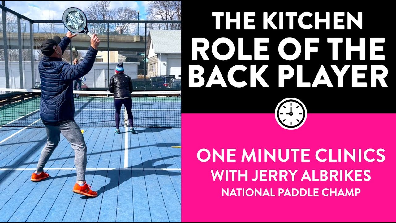 One-Minute Paddle — The Kitchen Formation: Role of the Back Player ...
