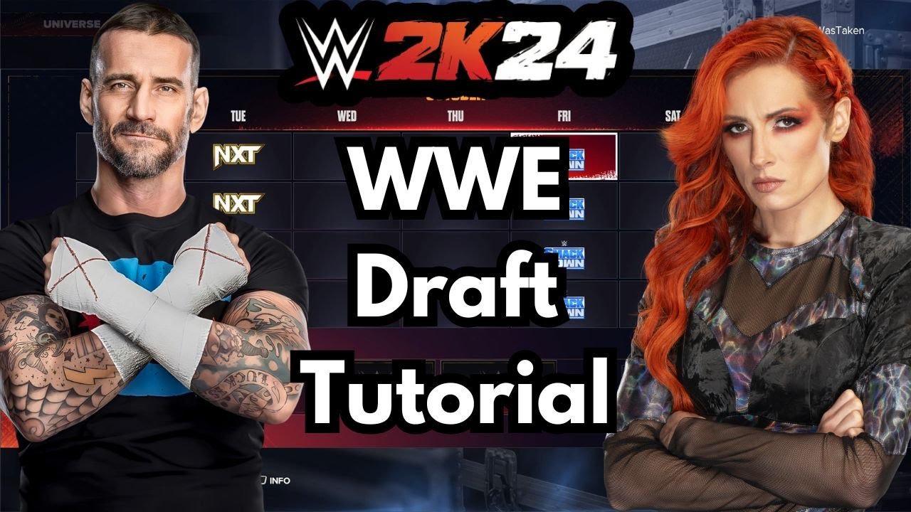 WWE 2K24 - How To Do a Draft - YouTube