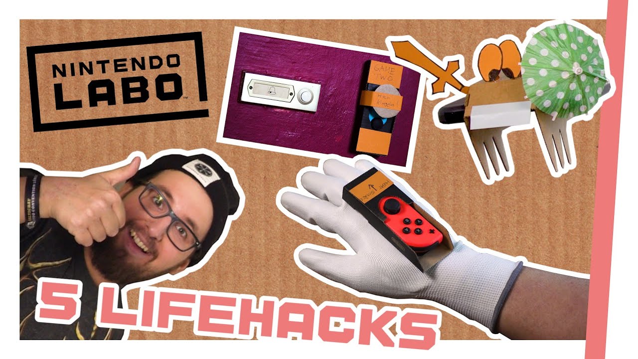 Nintendo Labo: 5 dumme Lifehacks, die dein Life so gar nicht hacken ...
