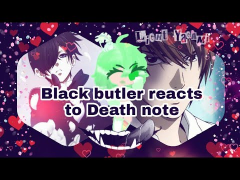 Black butler reacts to Death note~ #gachalife, #reacts, #deathnote ...