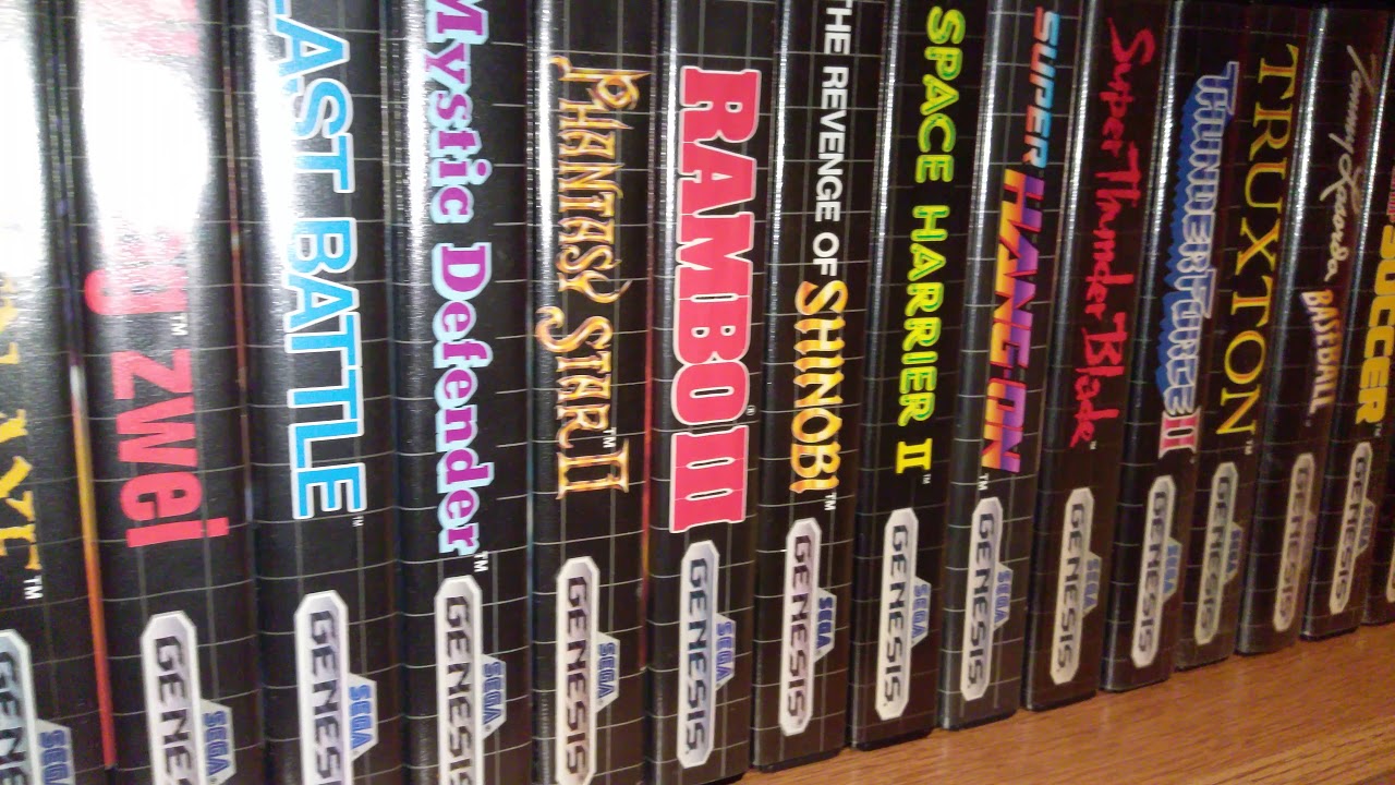 4K Test Sega Genesis 1989 Black Grid Games - YouTube