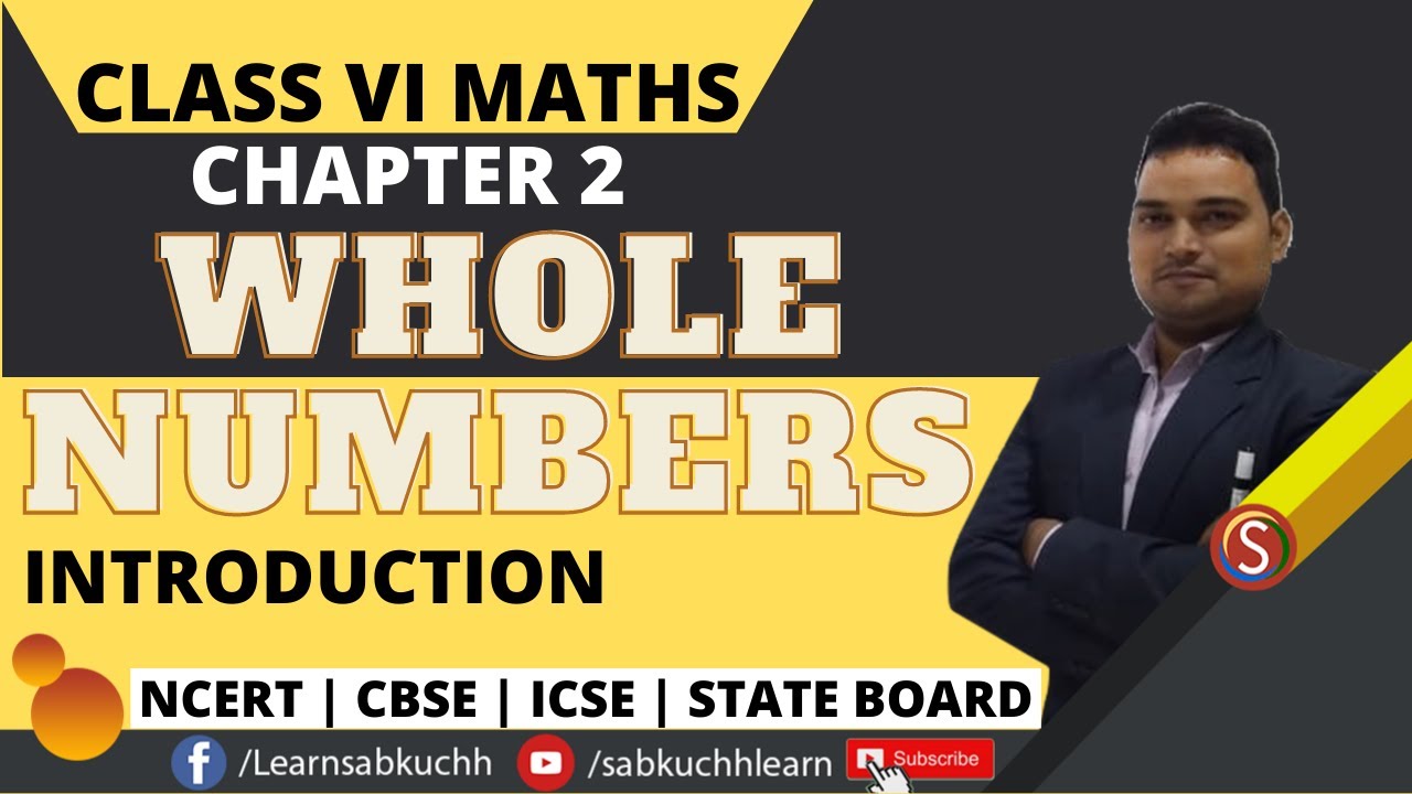 Whole Numbers - Class 6 Maths Chapter 2 | Introduction Formulas ...