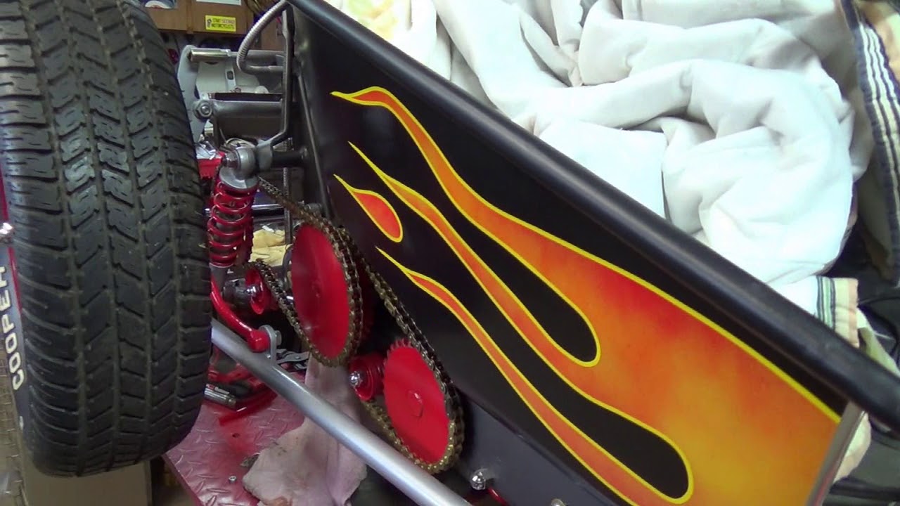 First run through the gears on the Goofy Cart II with the wheels on ...