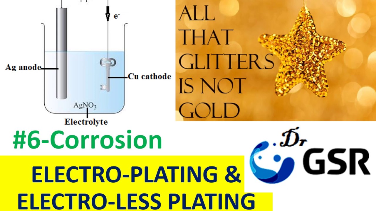 6 Electroplating And Electroless Plating Corrosion Prevention Youtube