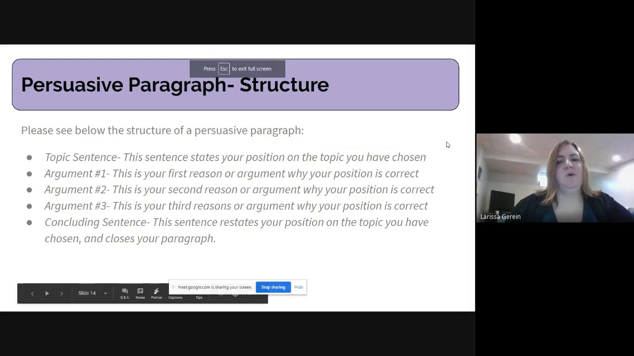 Persuasive Paragraph Writing Outline Example YouTube Persuasive Paragraph Writing Outline Example YouTube