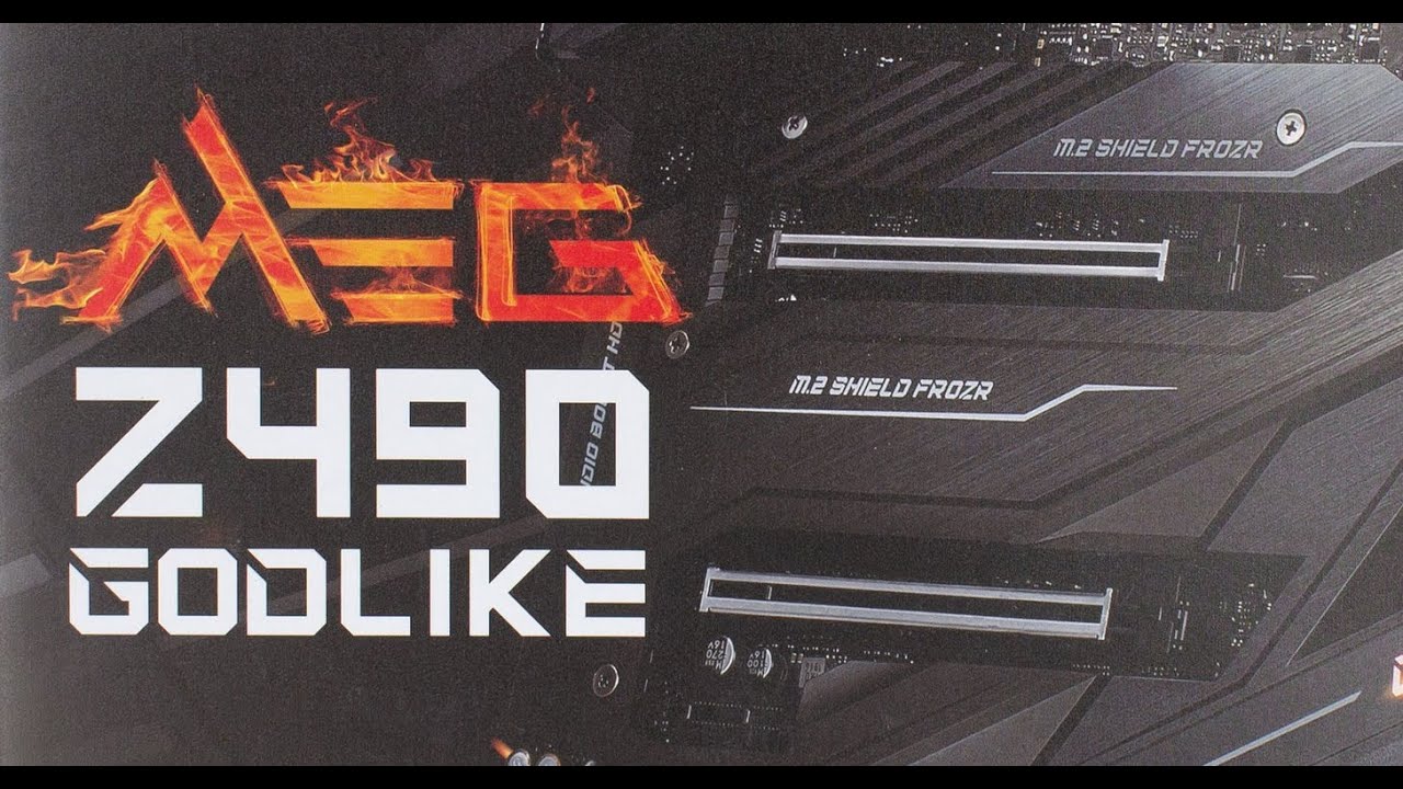 MSI MEG Z490 Godlike Software and Dynamic Dashboard II Demo - YouTube