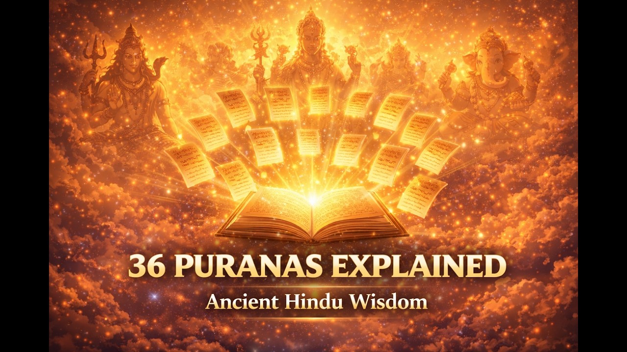 The 36 Puranas Explained | 18 Mahapuranas & 18 Upapuranas | Hindu ...