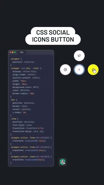 💻Cool CSS Icons Button💻.📢 source code on instagram #viral #coding # ...