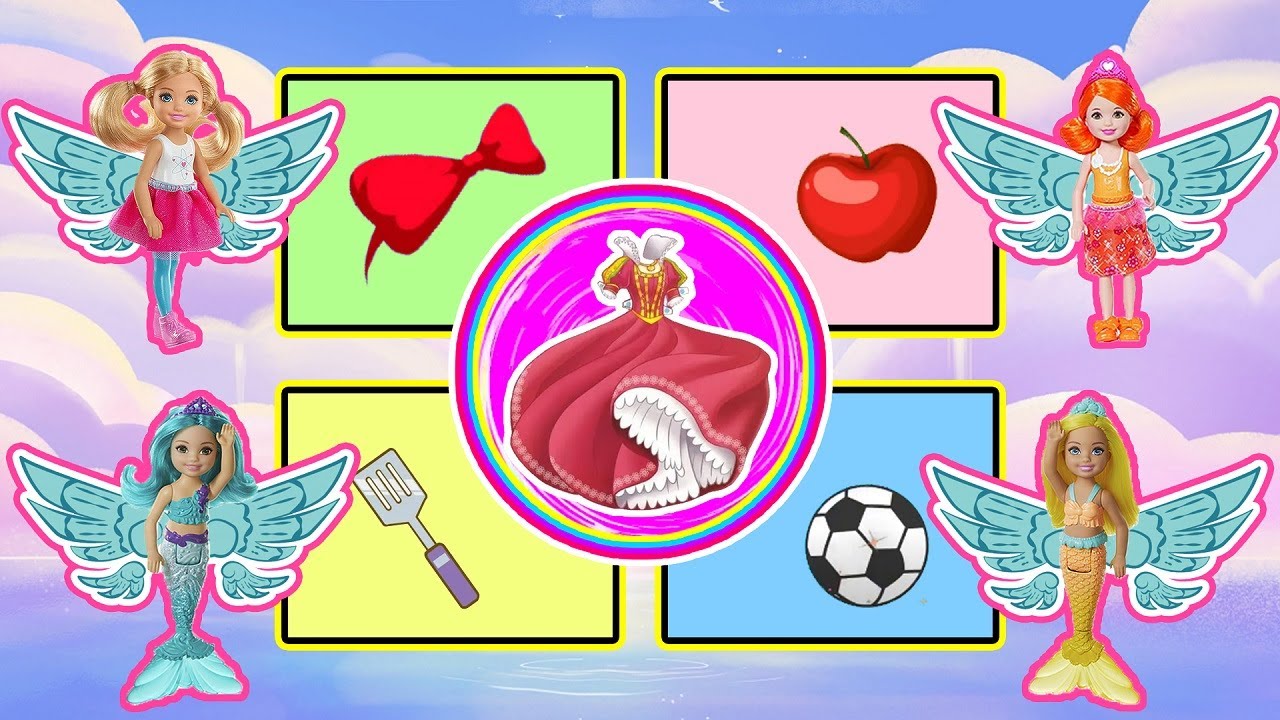 Princess Kelly and Mermaid Play Composite Games - YouTube