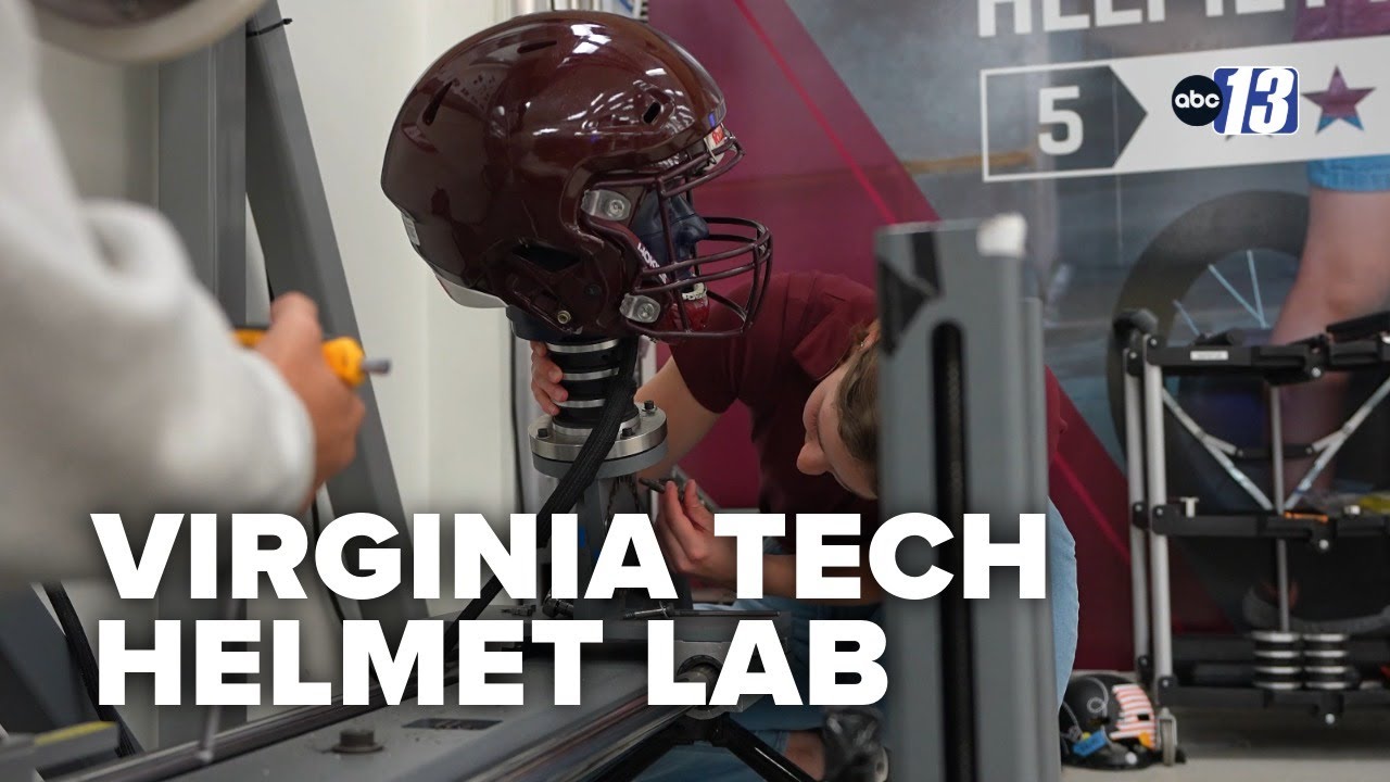 Behind the scenes at Virginia Tech's Helmet Lab, internationally ...