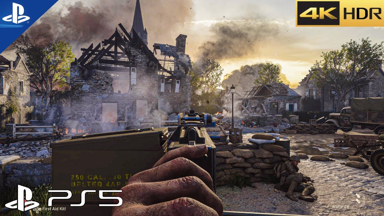 (PS5) Call of Duty WWII - Operation Cobra - Immersive ULTRA Graphics ...