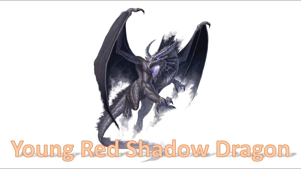 071 - Young Red Shadow Dragon 3D Printed D&D Mini Time Lapse - YouTube