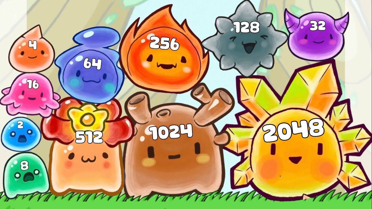 SLIME MERGE 3D - ASMR Gameplay (Slimes Evolution, Level Up Jelly Balls ...