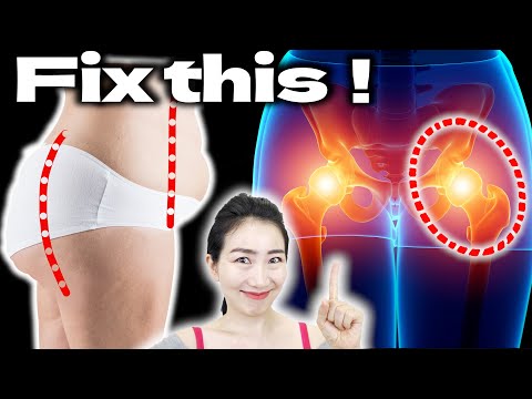 Loosening the Hip Joint Reduces Belly and Buttocks Fat! Remove Knee and Lower Back Pain