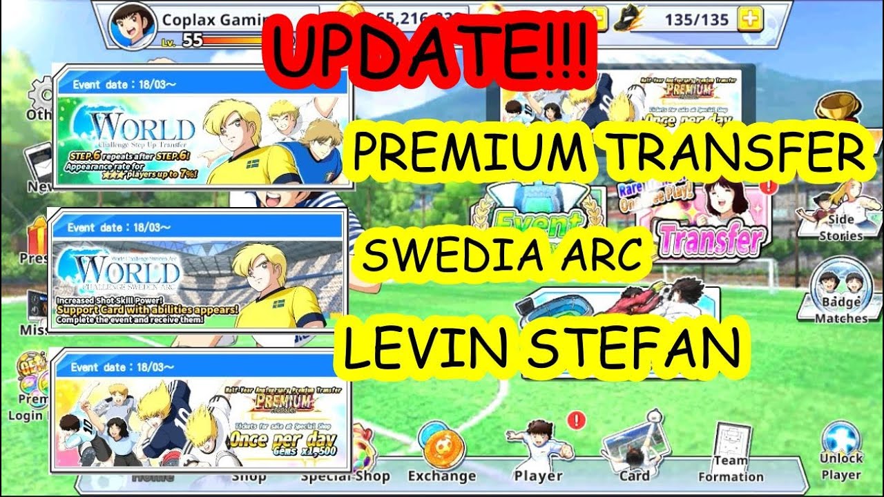 [UPDATE] STEFAN LEVIN, PREMIUM TRANSFER CAPTAIN TSUBASA ZERO MIRACLE ...