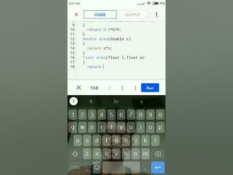 write a C++ program using function overloading to find area of square,triangle and rectangle.# ...