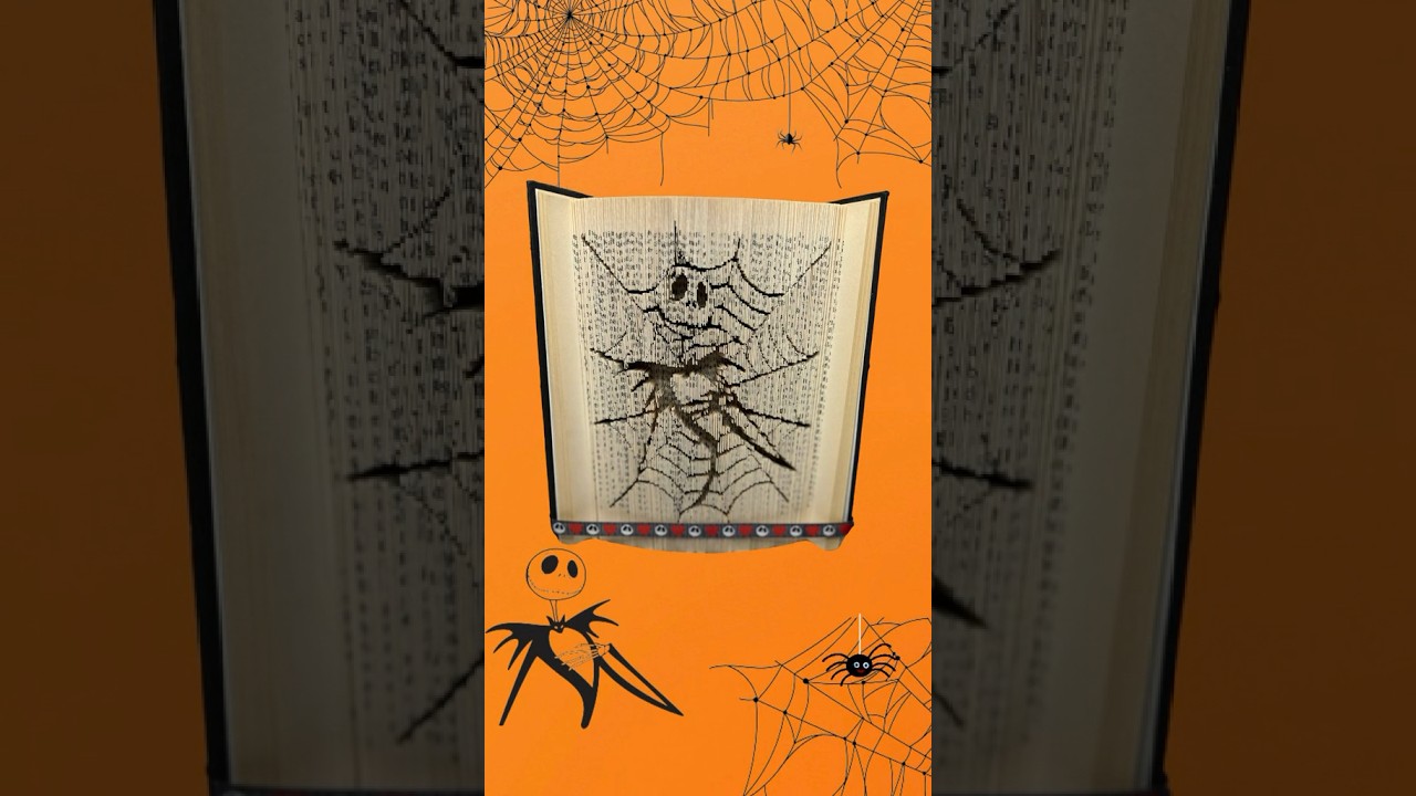 Putting Jack Skellington in a book - YouTube